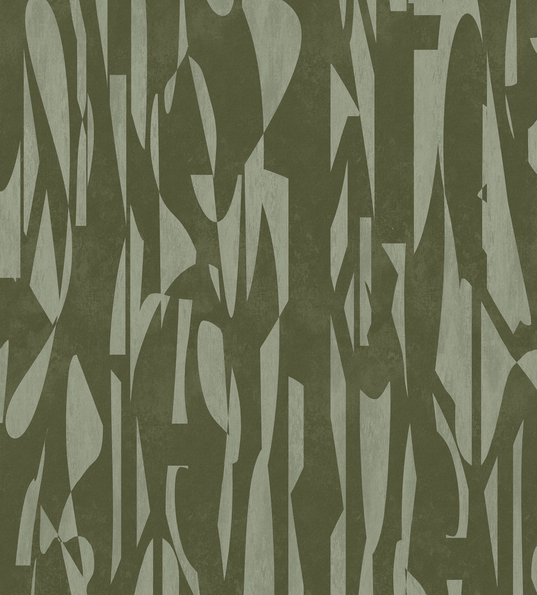 Papel de Parede Recortes (verde)